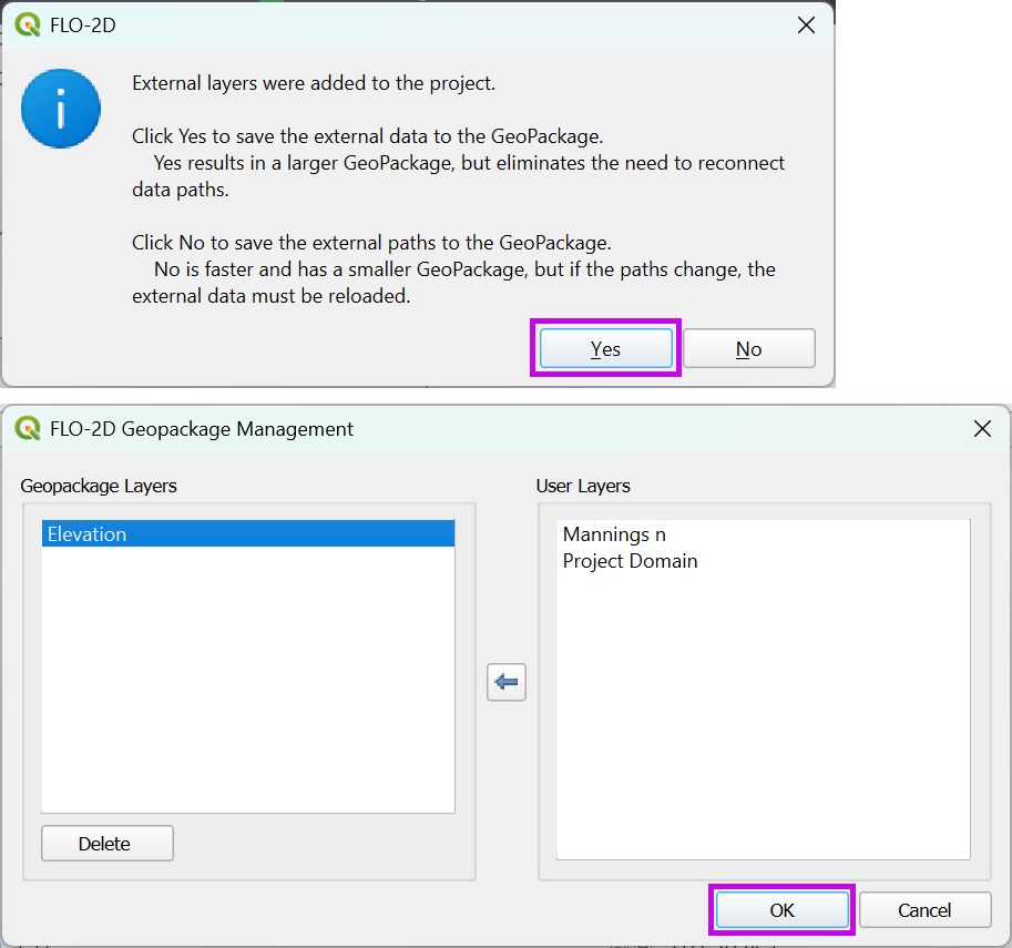 Save FLO-2D Project — FLO-2D Pro Documentation documentation